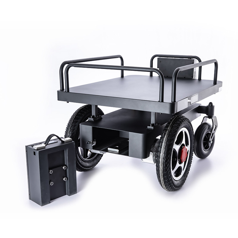 FOLO-100 PRO Heavy Duty 100KG Four-wheel Cargo Trolley Automatic Human ...