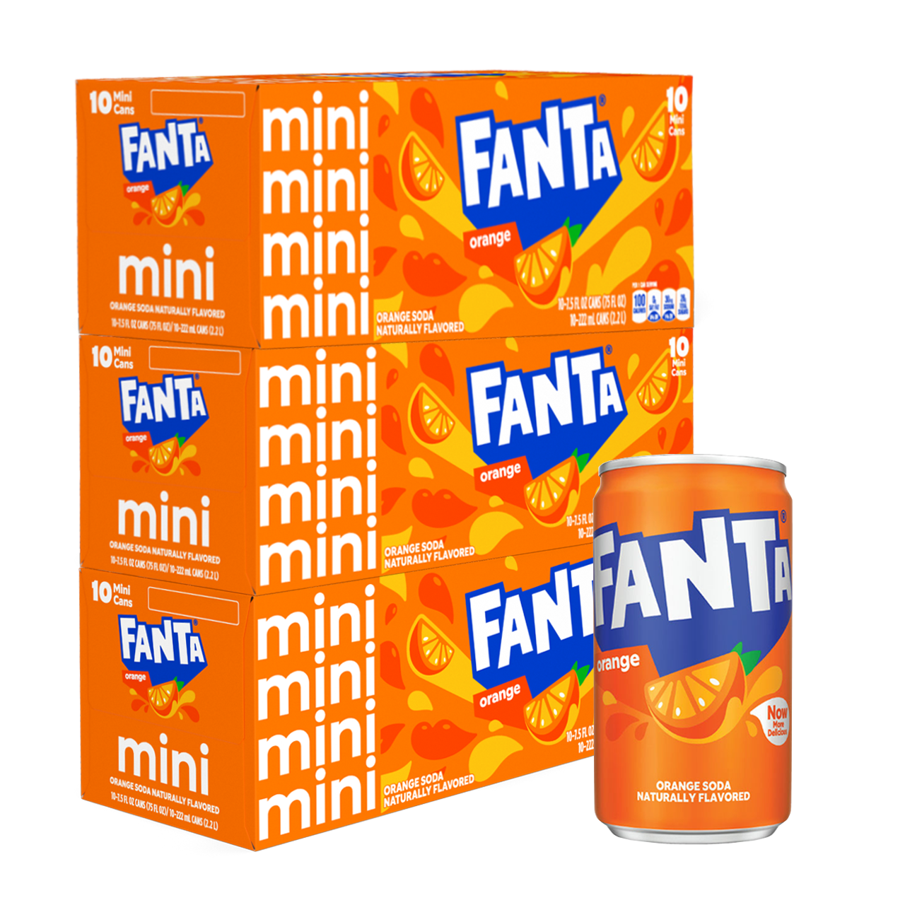 Fanta Orange | 7.5oz mini cans | Soda