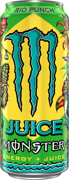 Monster Energy Rio Punch, 16 oz. Cans, 24 Pack - Rapid Refreshment