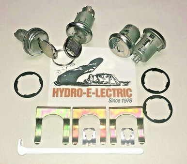 Door, Trunk & Glove Box Lock Set with GM Keys, PY135G - Hydro-E-Lectric