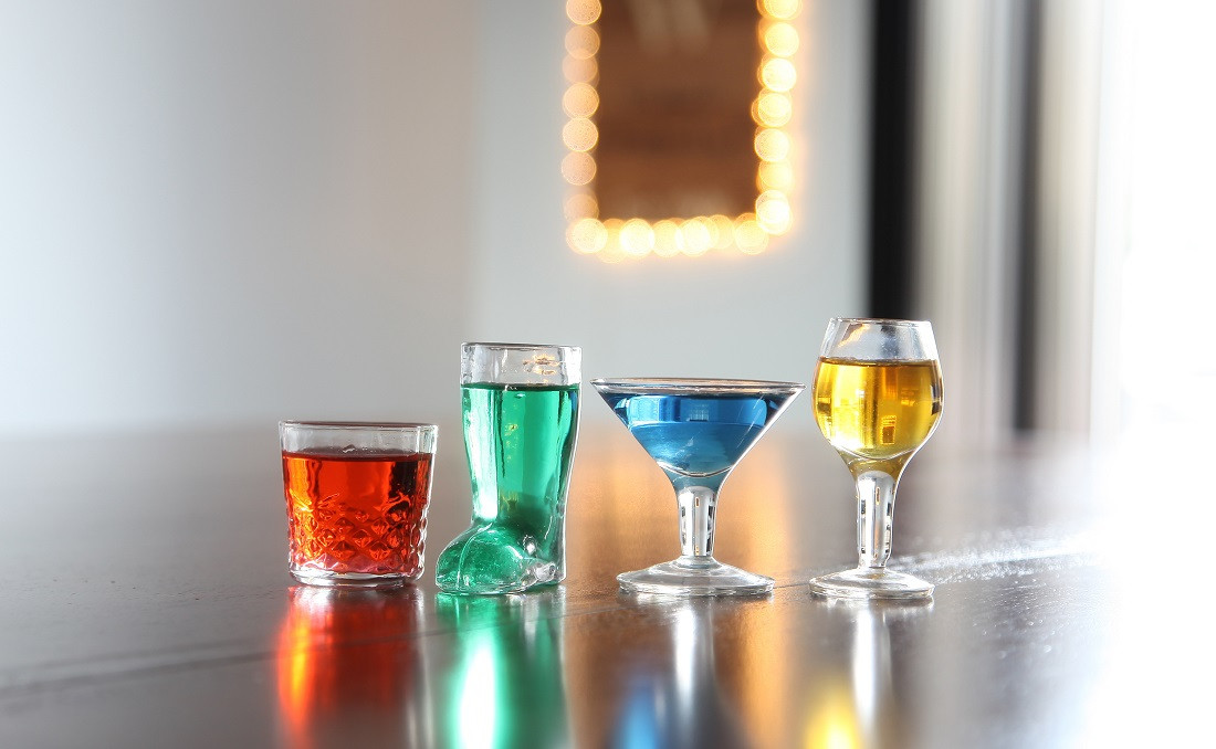 Lily's Home Mini Cocktail Glasses Shot Glasses, Novelty Designs Make ...