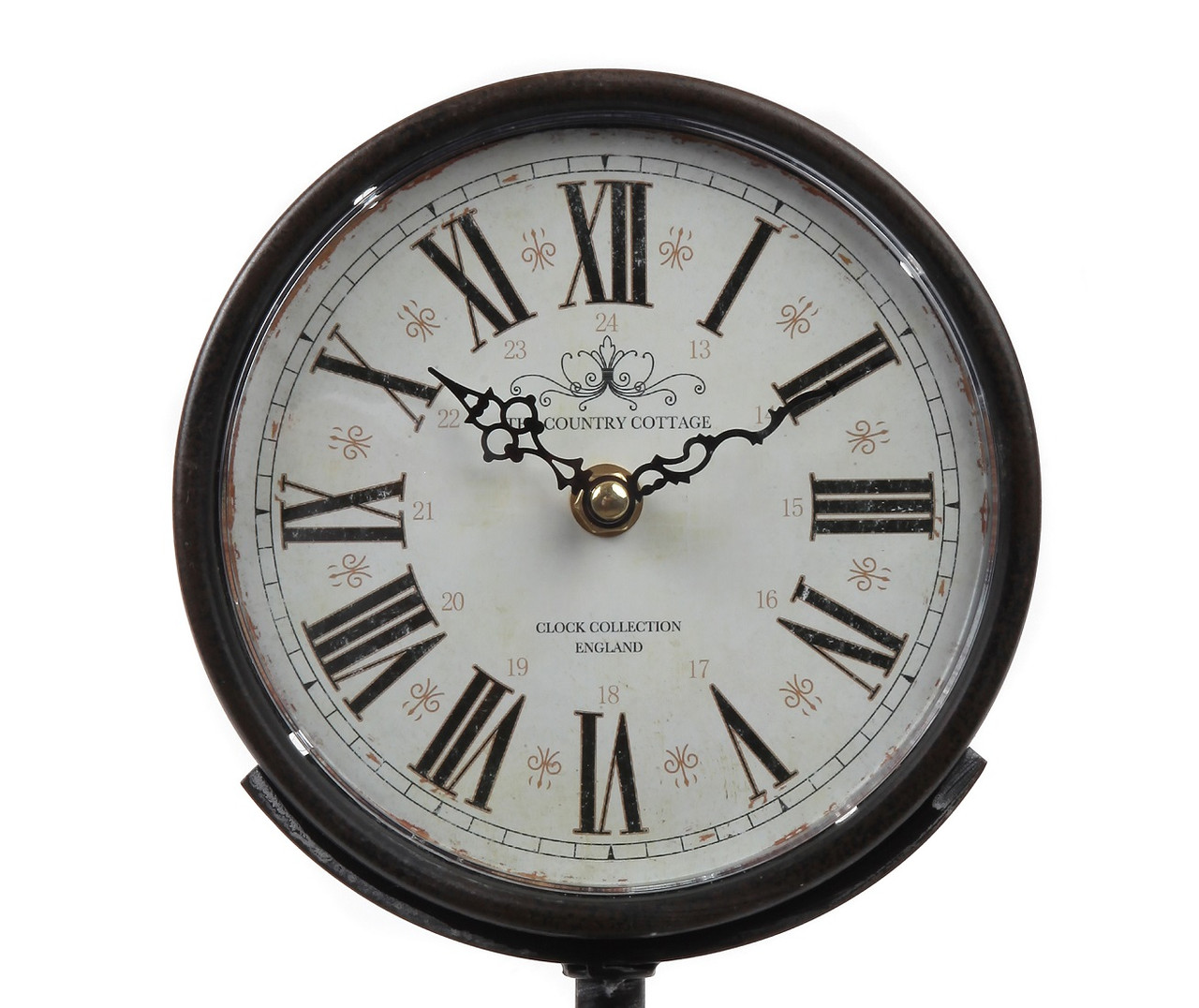 Lily's Home Antique Inspired Decorative Mantle Clock with Large Roman ...