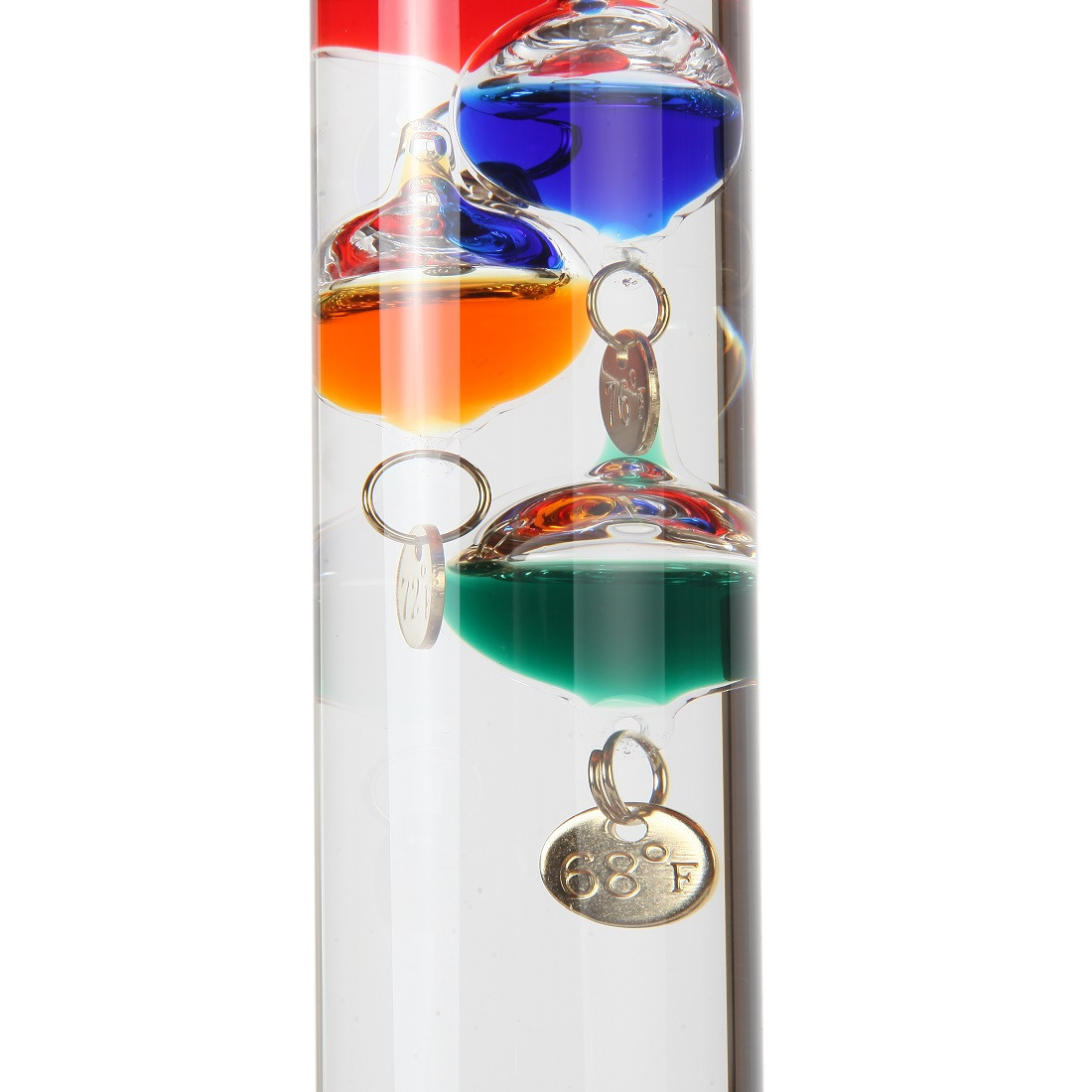 Lily's Home Galileo Thermometer with Etched Glass Globe Barometer, A ...