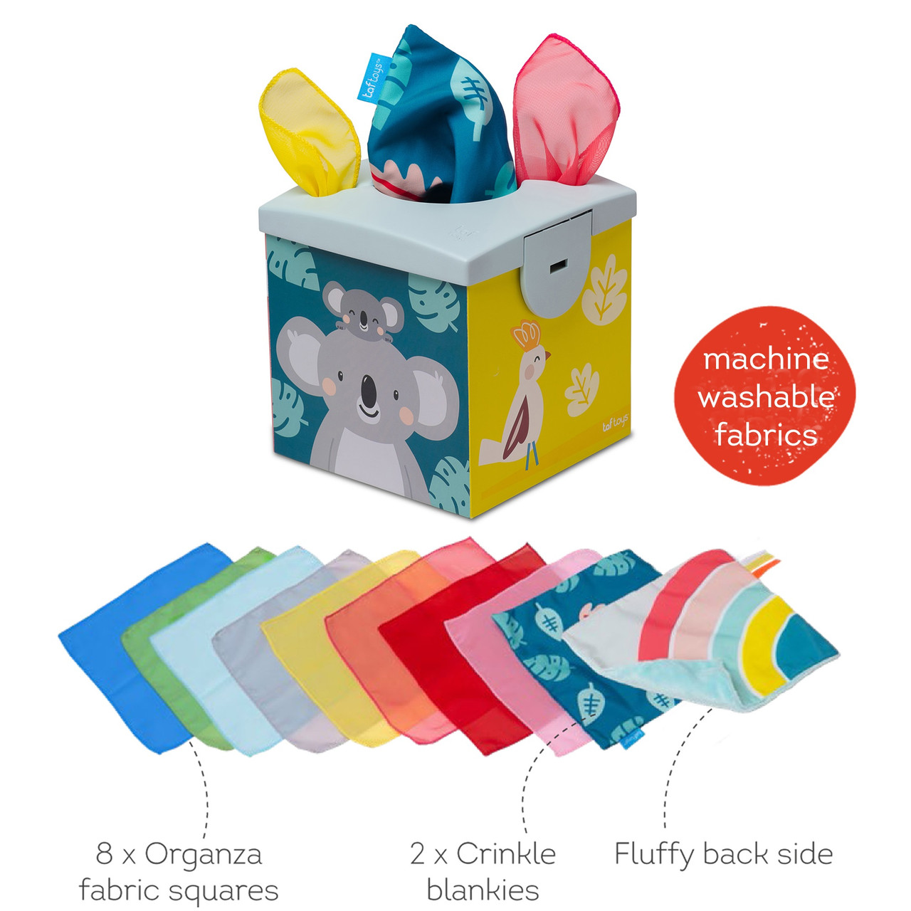 Taf Toys Sensory Wonder Tissue Box for Toddlers. Made of Strong ...