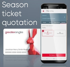 Season ticket renewal quotation request