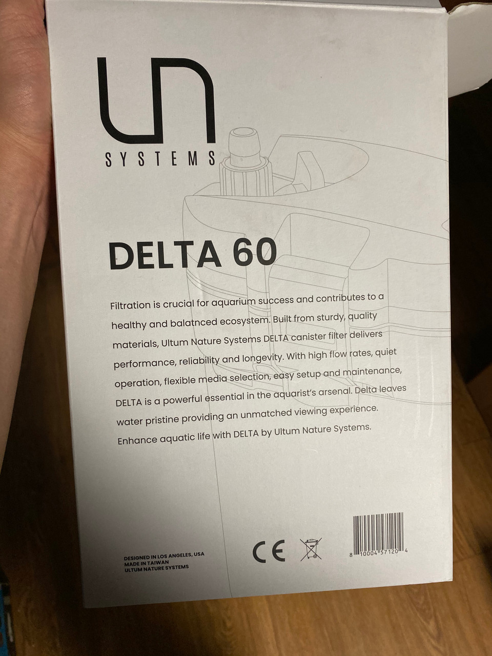 Aquarium Filtration: UNS Delta 30 Aquarium Canister Filter