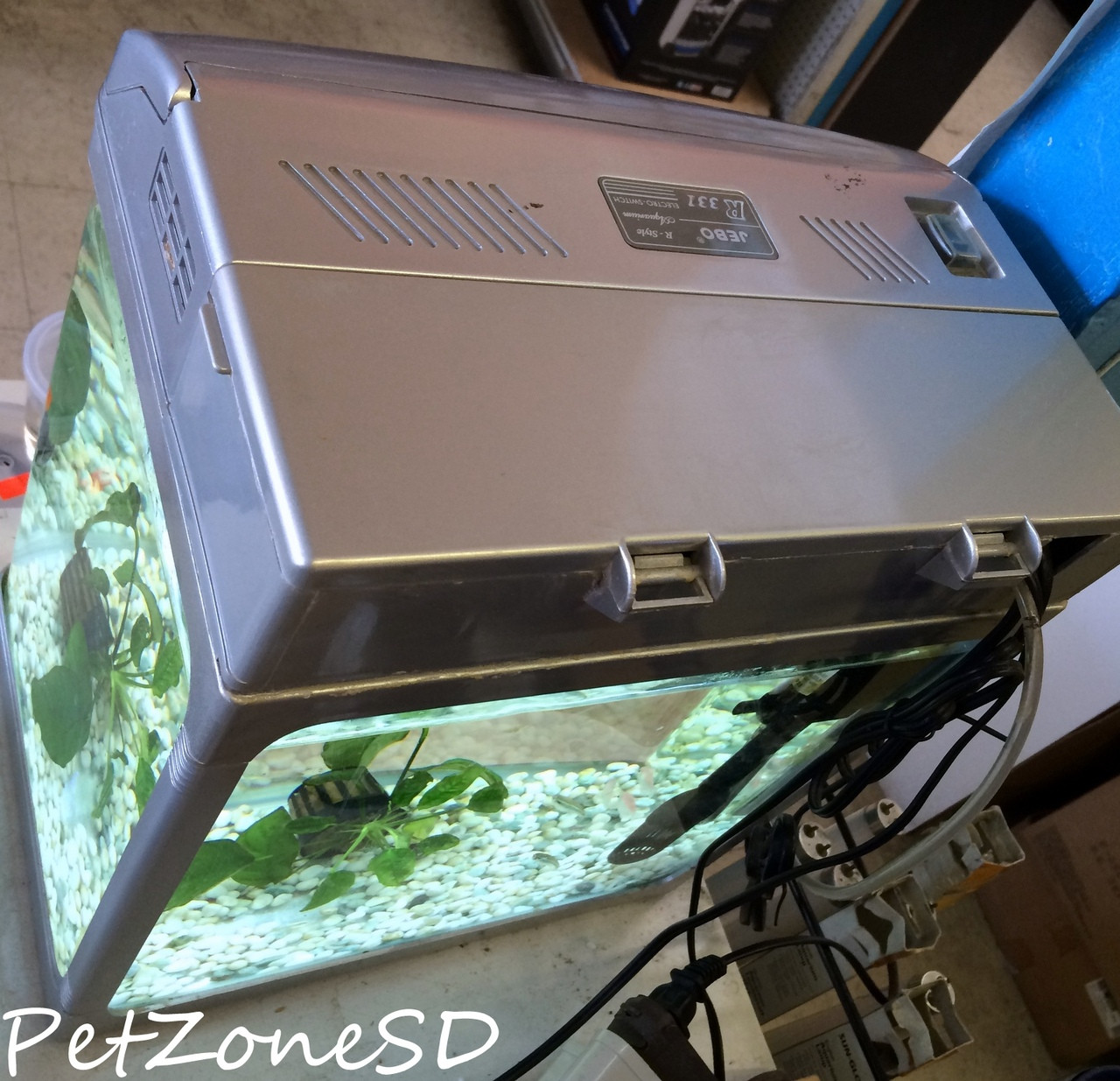 Micro Curved Glass Aquarium - 5 Gallon - Nano Tank! - Pet Zone Tropical ...