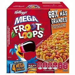 Kellogg's MEGA Froot Loops Bar 37gr - Viva Mexico Products