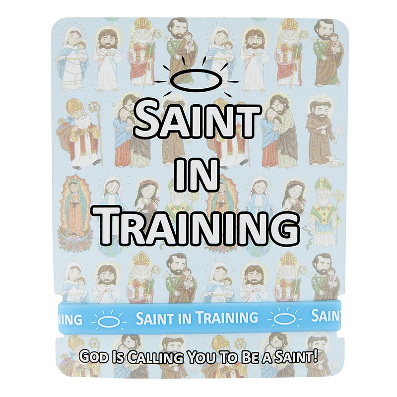 Mini Saints Saint in Training Silicone Bracelet - 18/pk - [Consumer]Autom