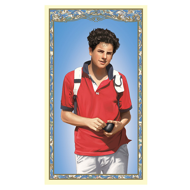 St. Carlo Acutis Holy Card - 100/pk - [Consumer]Autom