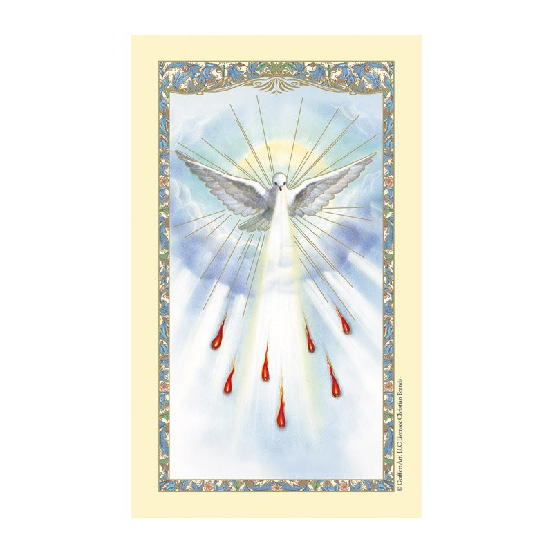 Holy Spirit Laminated Holy Card - 25/pk - [Consumer]Autom