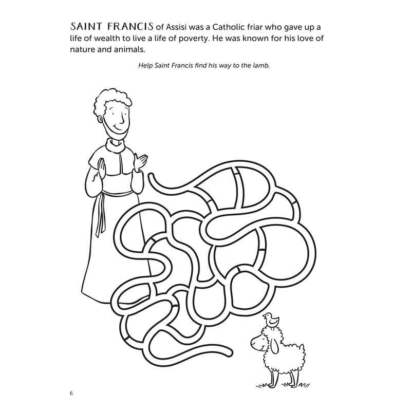 Aquinas Kids The Saints Activity Book (B3007) - Autom