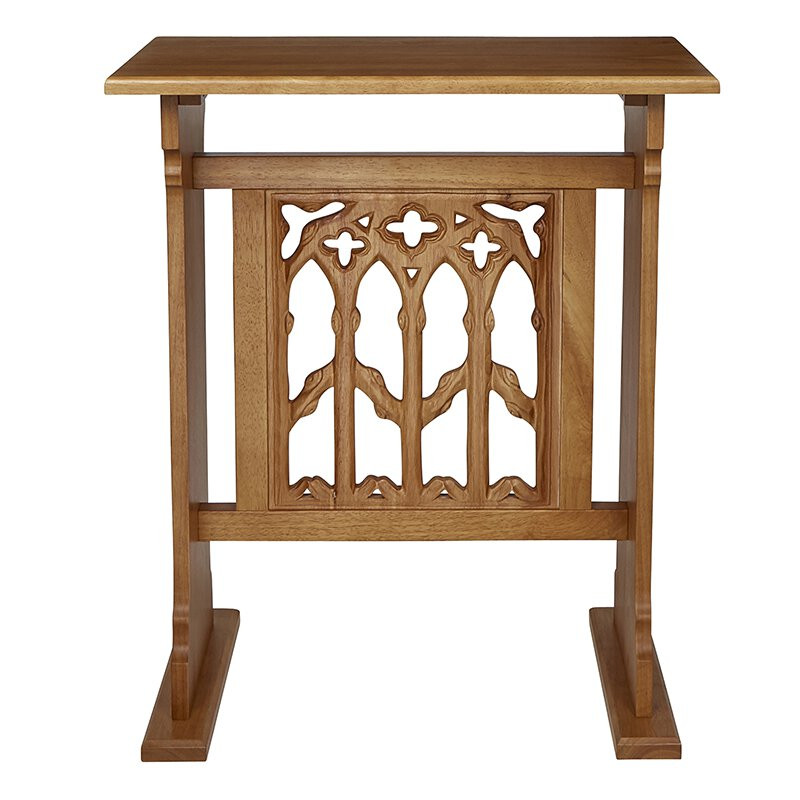 Medium Oak Canterbury Collection Credence Table - [Consumer]Autom