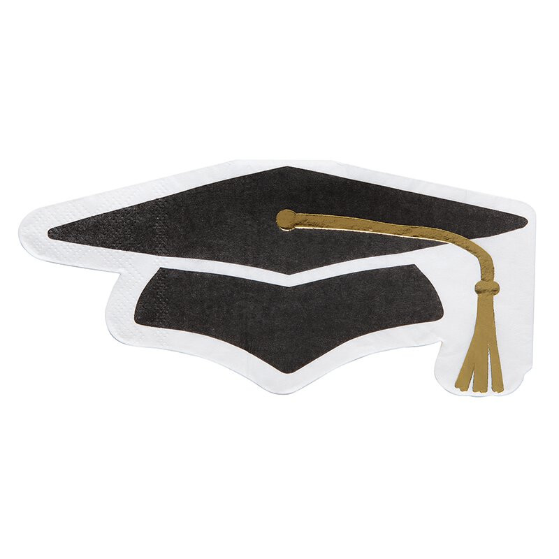 Shaped Napkins - Graduation Cap - [Consumer]Autom