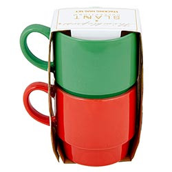 Thimblepress x Slant Stacking Mug Set - Mrs/Santa Claus