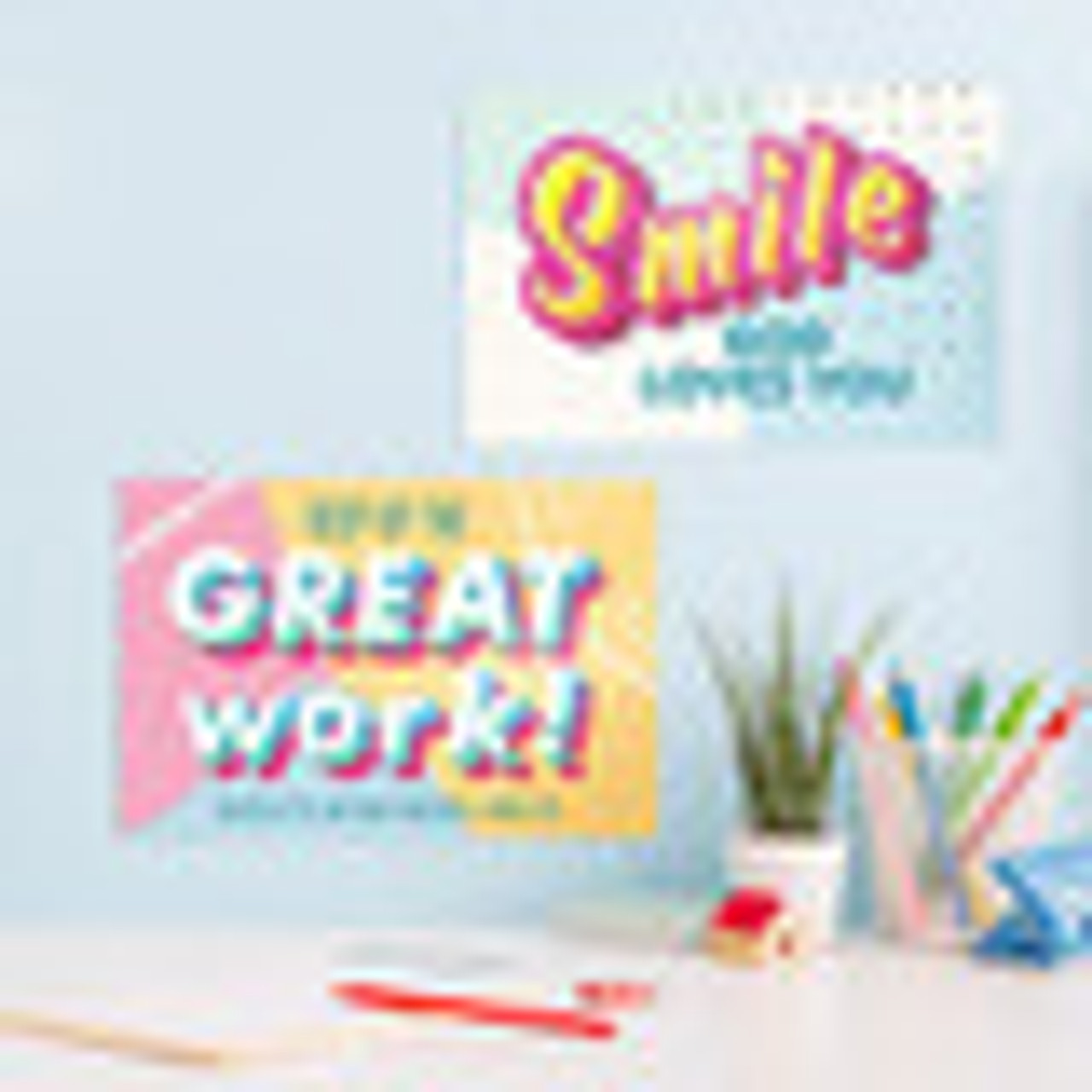 Small Poster Smile God Loves You