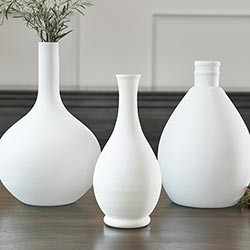 Matte Short Round Vase
