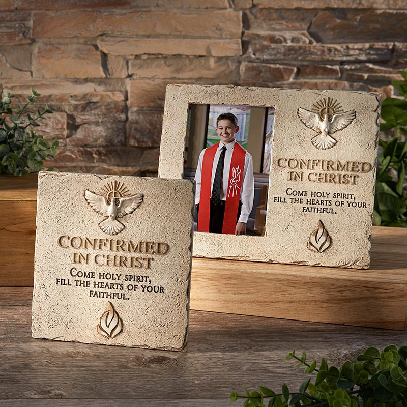 Confirmed In Christ Confirmation Photo Frame - Autom