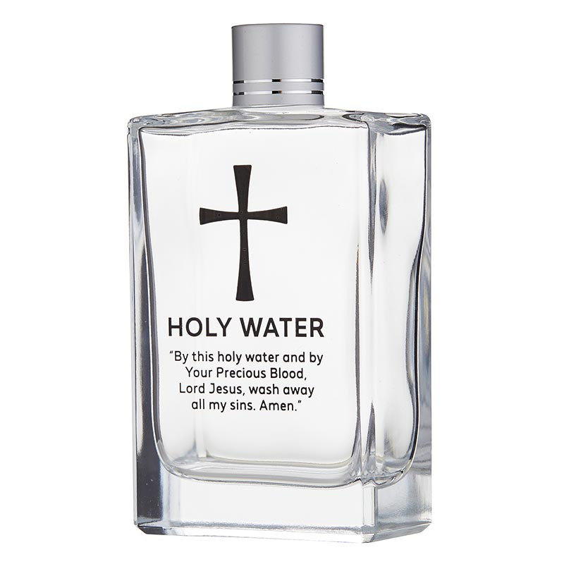 Large Glass Holy Water Bottle - 4/pk - [Consumer]Autom