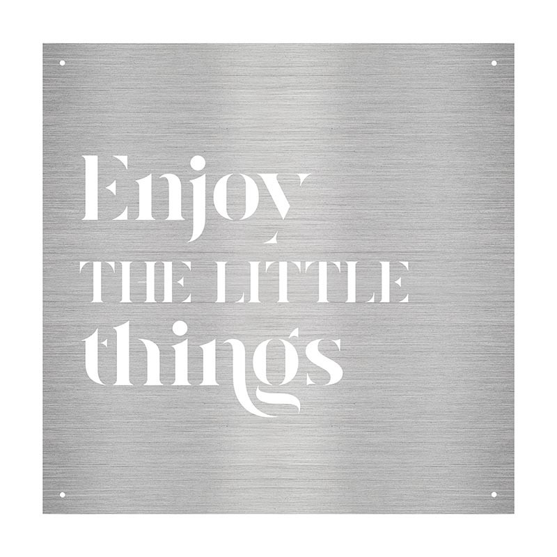 Cutout Metal Sign - Enjoy