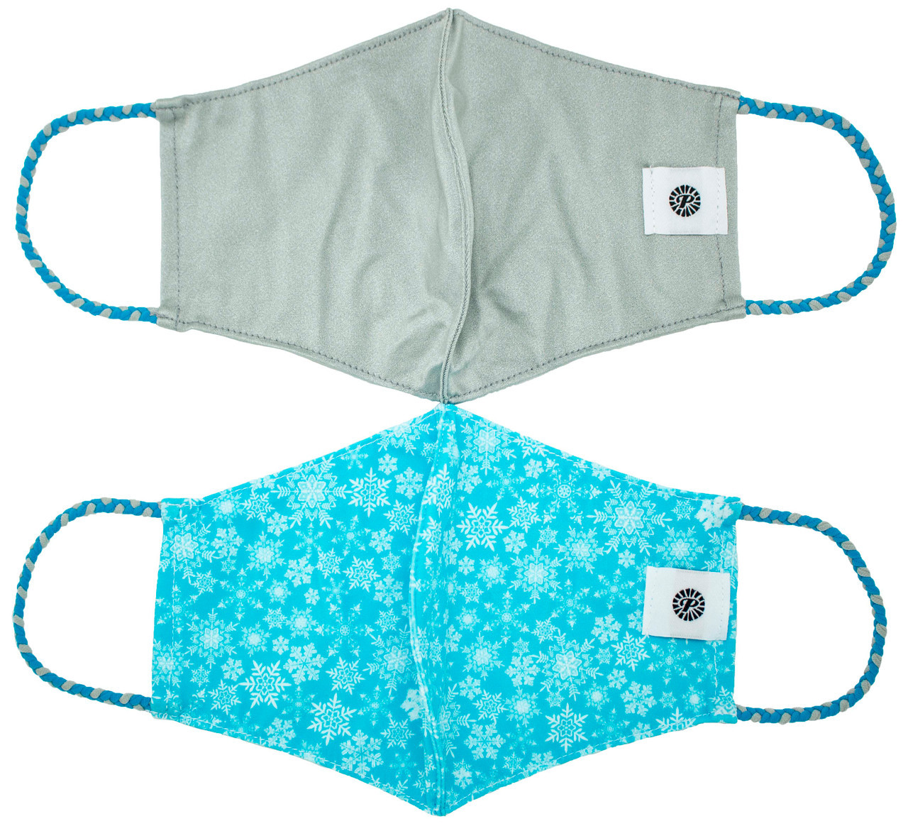 Pom Masks - Holiday Snowflake - 2/pk