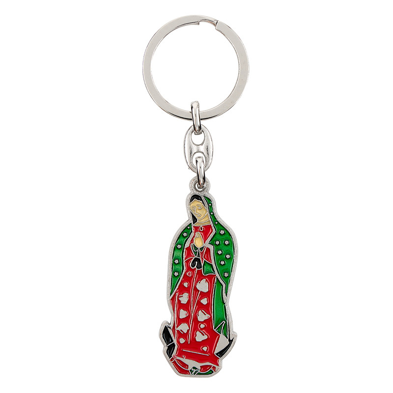 Our Lady of Guadalupe Enamel Key Chain - 10/pk - [Consumer]Autom