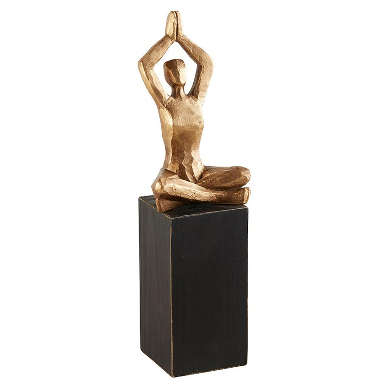 Gold Sukhasana Statue