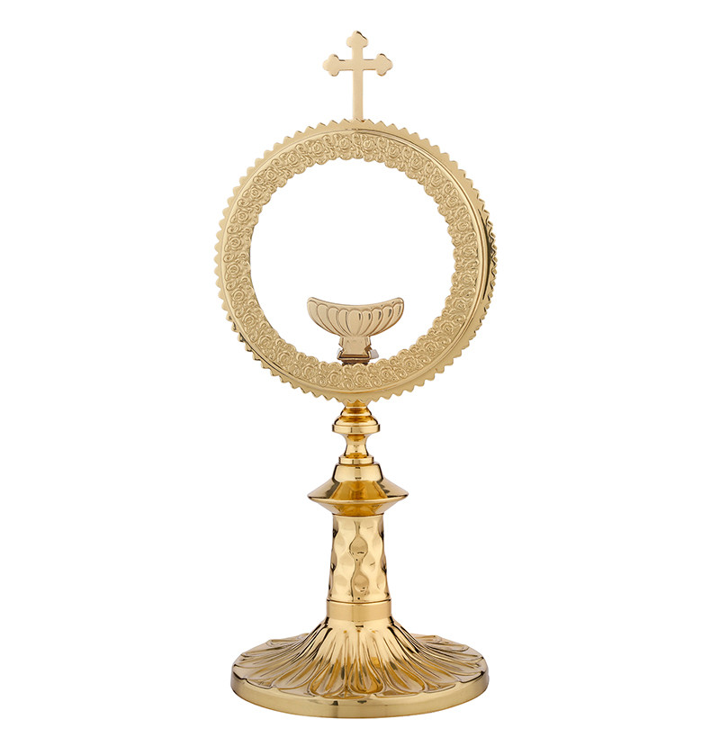 Classic Monstrance with Cross - [Consumer]Autom