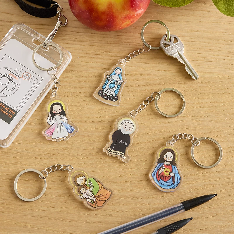 Blessed Mother Acrylic Key Chain - 12/pk - [Consumer]Autom