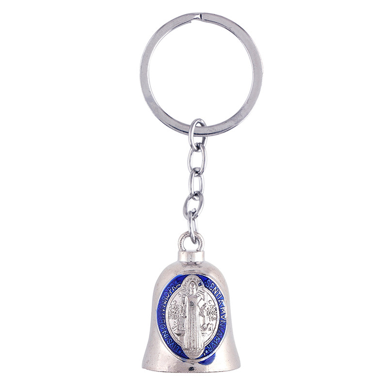 Silver Bell St. Benedict Key Chain - 10/pk - [Consumer]Autom