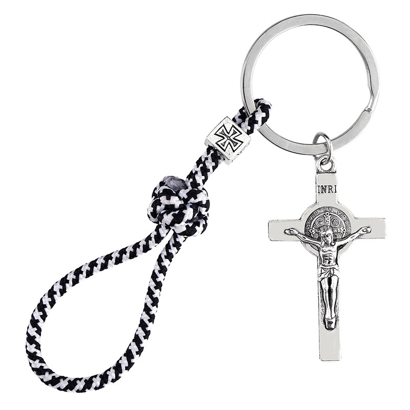 St. Benedict Crucifix Paracord Key Ring - 12/pk - [Consumer]Autom