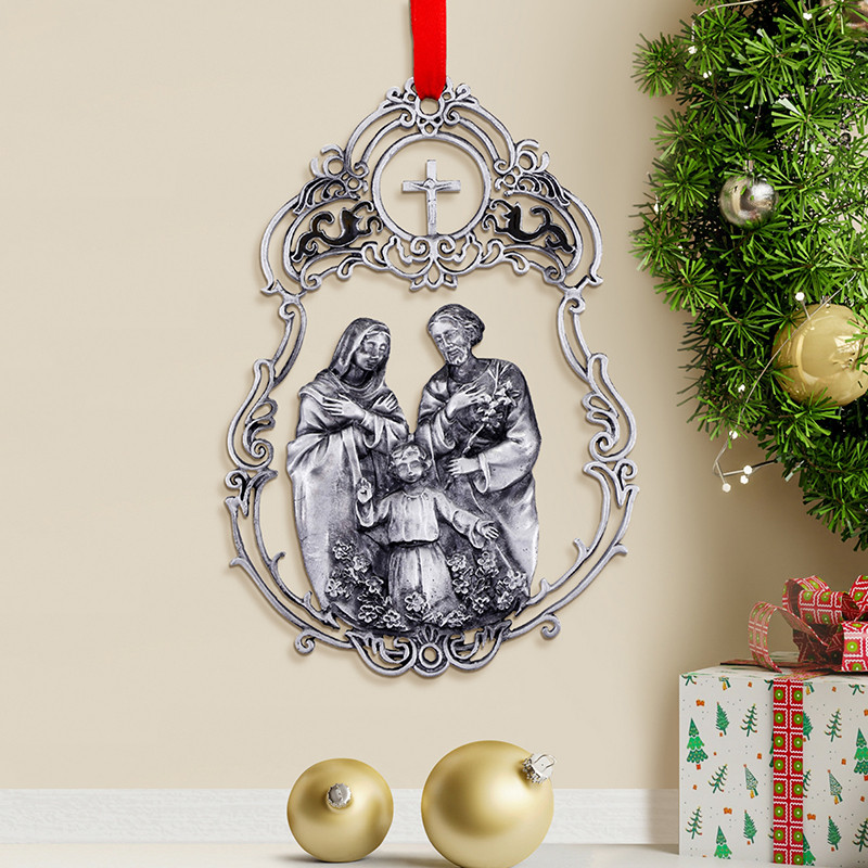 Pewter Nativity Wall Plaque - [Consumer]Autom