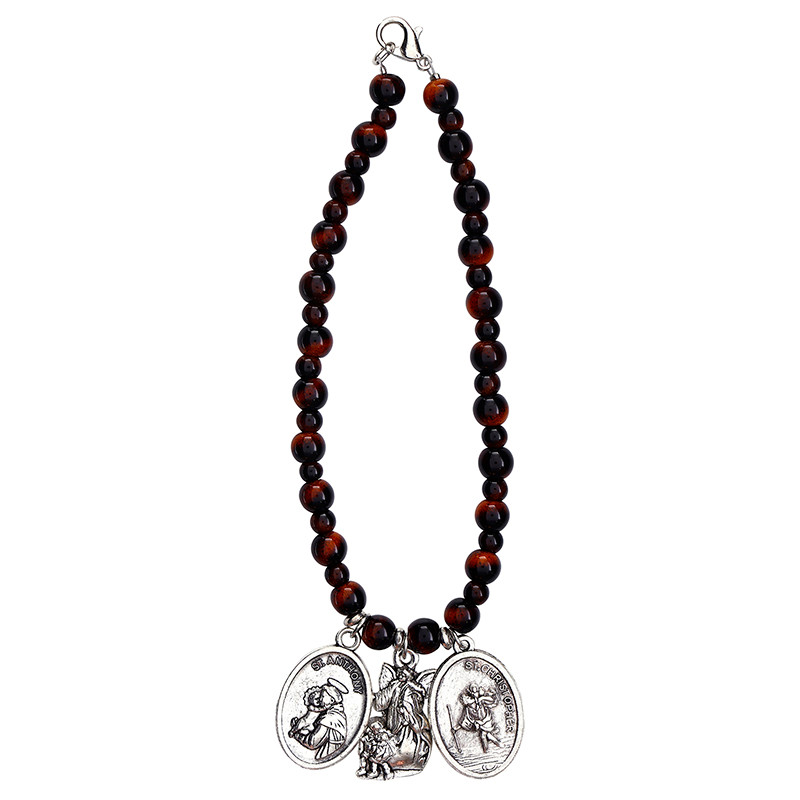 St. Anthony/Guardian Angel/St. Christopher Auto Devotional - 12/pk ...