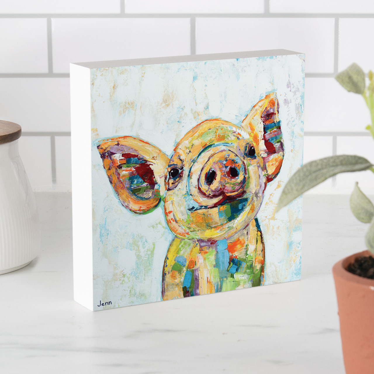 Wood Block - Pig
