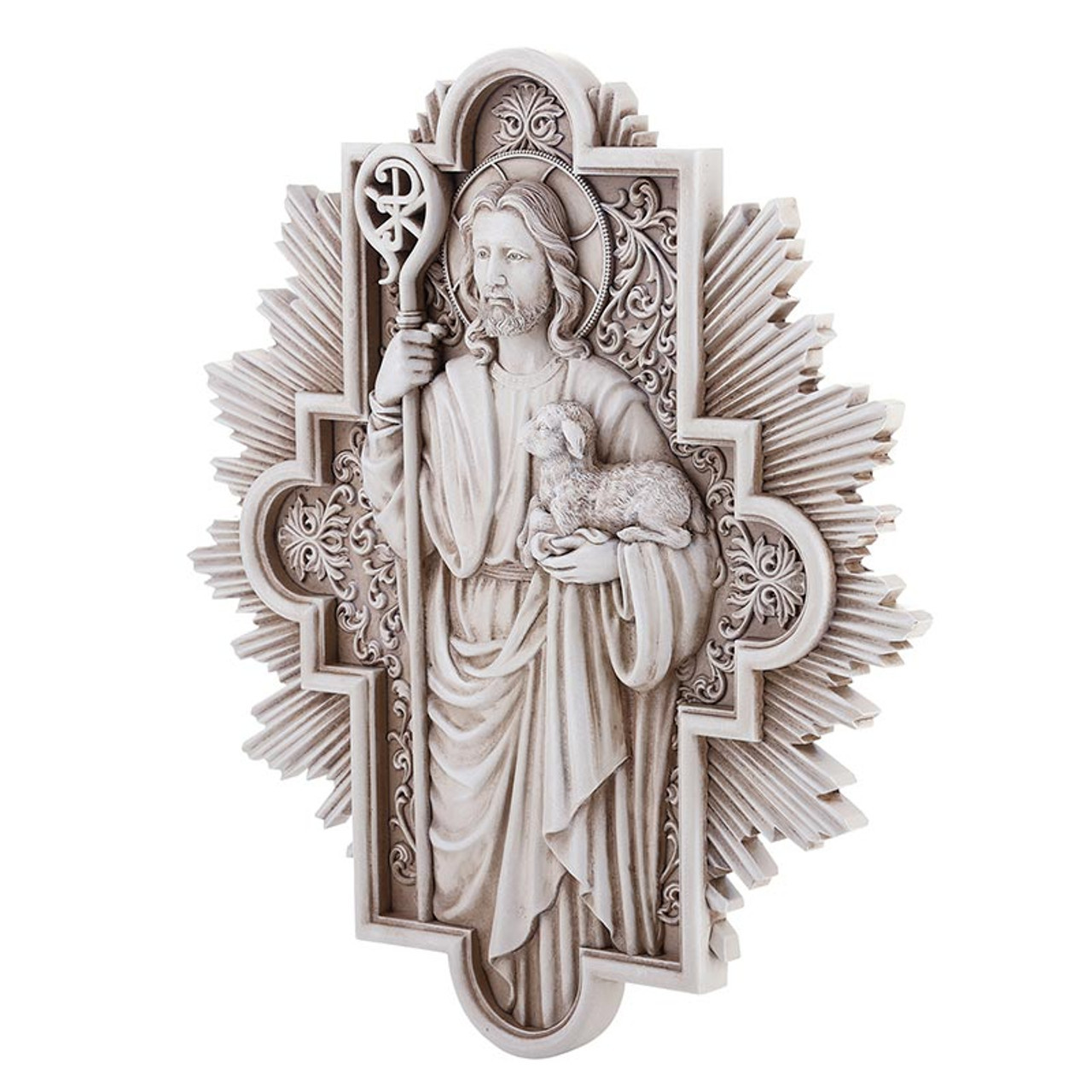 Christ The Good Shepherd Wall Plaque - [Consumer]Autom