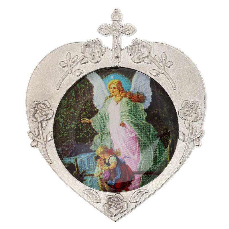 Guardian Angel Heart Lapel Pin - 12/pk - [Consumer]Autom