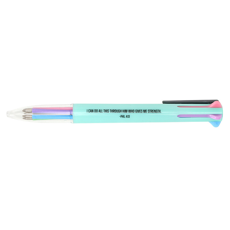 I Can Do All Things Five-Shuttle Pen - 10/pk - [Consumer]Autom