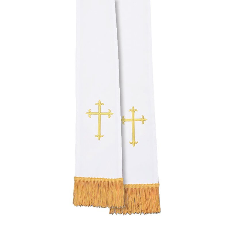 Red/White Reversible Stole - [Consumer]Autom