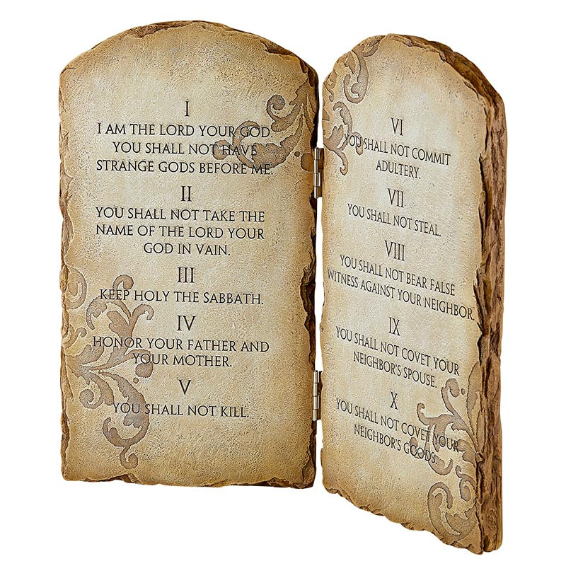 Ten Commandments Folding Plaque - [Consumer]Autom