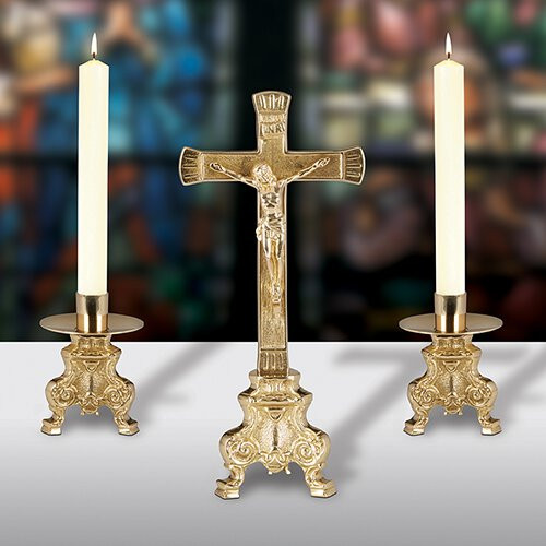 Small Altar Candlesticks - 2/pr - [Consumer]Autom
