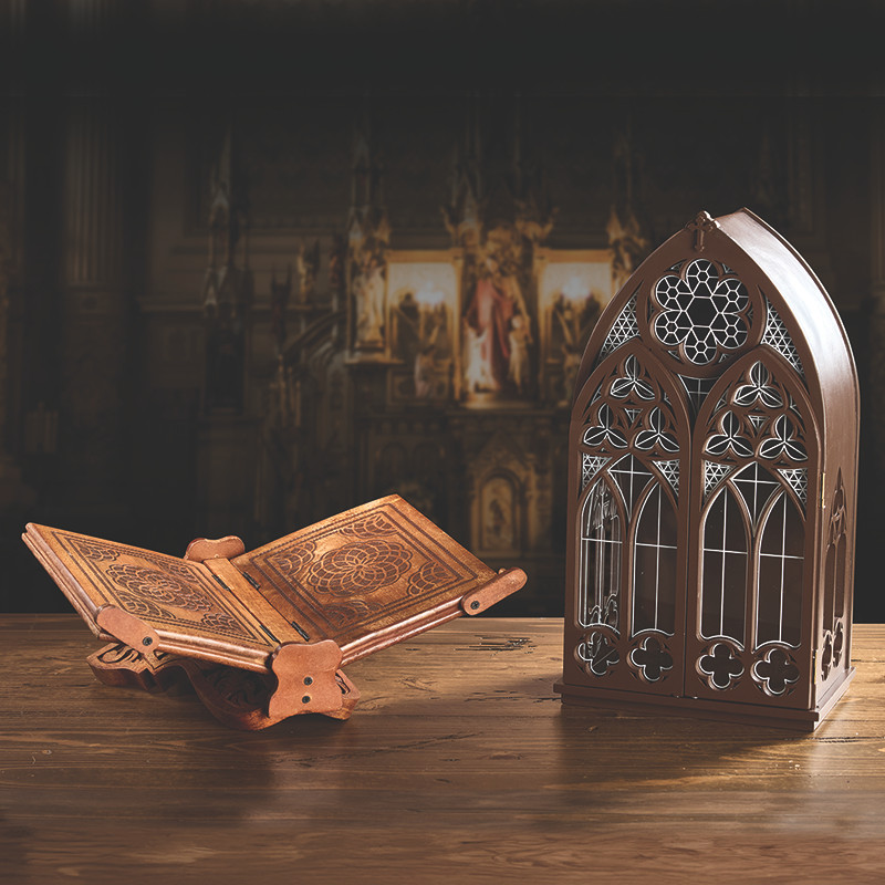 Fleur-de-Lis Folding Bible Stand - [Consumer]Autom