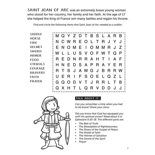 Aquinas Kids The Saints Activity Book (B3007) - Autom