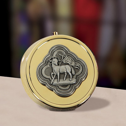 Agnus Dei 24kt Gold Plated Pyx - [Consumer]Autom
