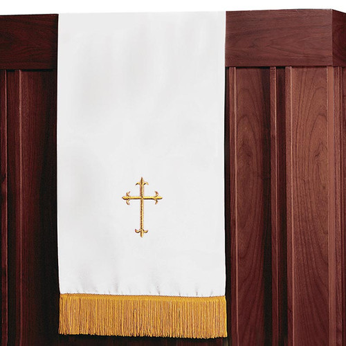Reversible Red and White Pulpit Scarf - [Consumer]Autom