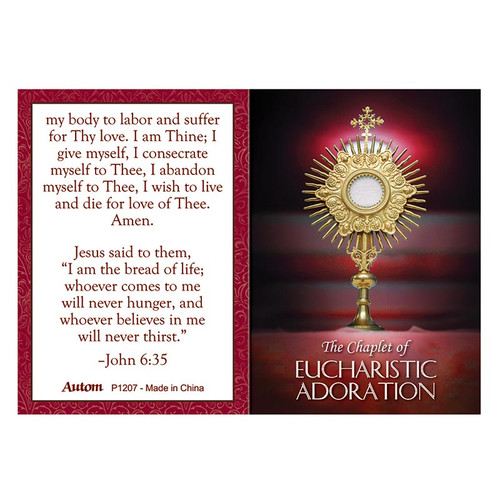 The Chaplet of Eucharistic Adoration - 6/pk - [Consumer]Autom