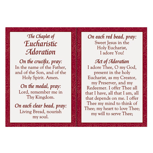 The Chaplet of Eucharistic Adoration - 6/pk - [Consumer]Autom