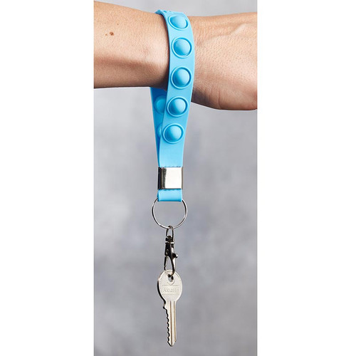Pop Bubble Rosary Wristlet Key Chain with Clip Assortment (2 Asst) - 12 ...