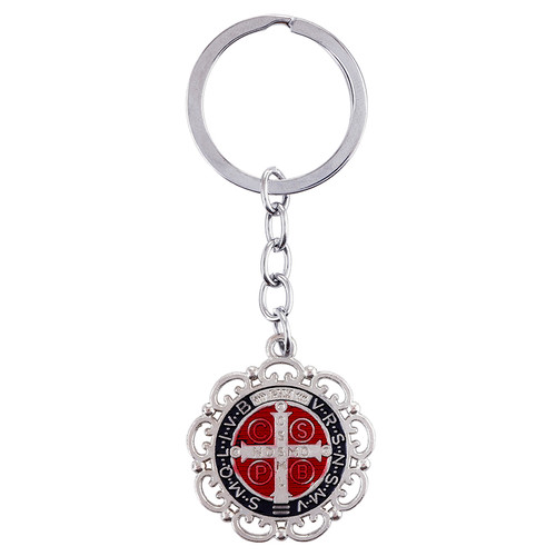 St. Benedict Key Chain Assortment (4 Asst) - 16/pk - [Consumer]Autom