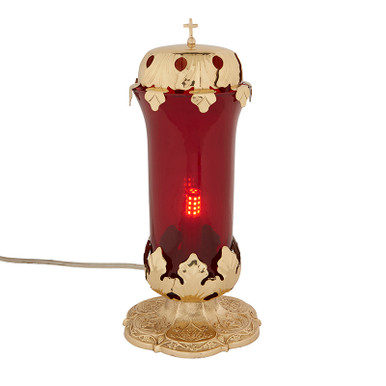Electric Sanctuary Lamp with Ruby Globe - [Consumer]Autom