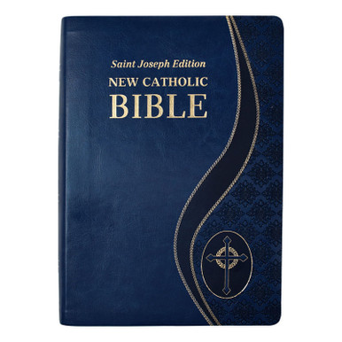 The New Catholic Bible - Dark Blue Dura-Lux Giant Type Edition ...